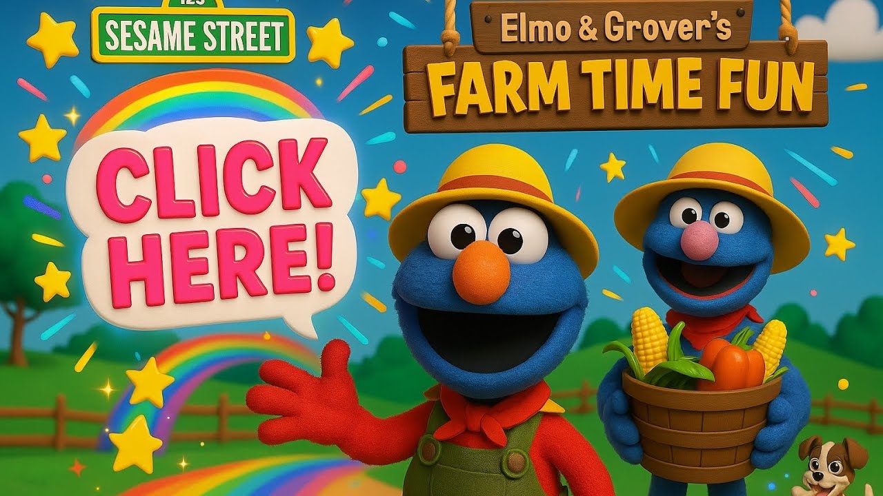 Sesame Street : Elmo & Grovers FARM TIME FUN 🚜🐄🌾 PBS KIDS Game - YouTube