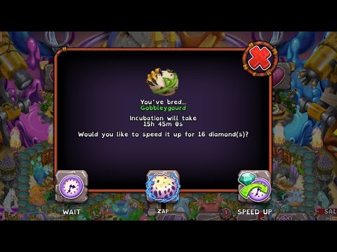 How to breed gobbleygourd on fire oasis in My Singing Monsters! - YouTube