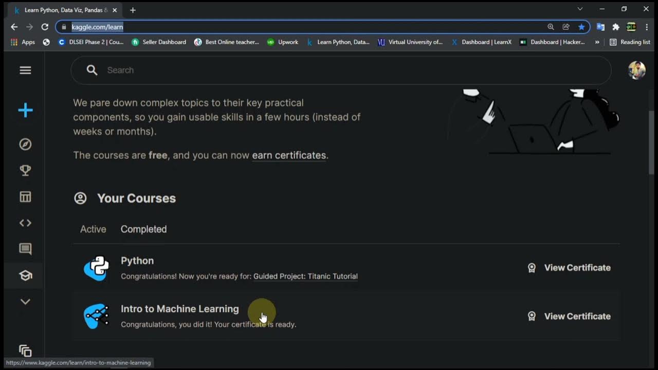 kaggle Intro to machine learning course | #1 - YouTube