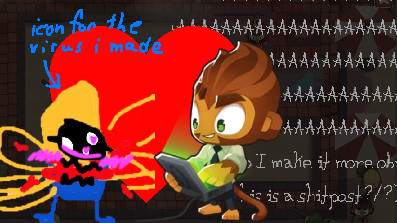 A Very Angry Computer Virus Playing BTD6 - YouTube