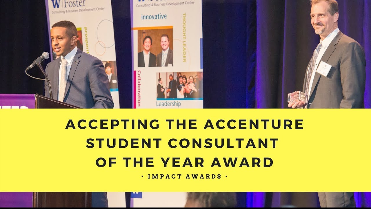 ACCENTURE STUDENT CONSULTANT OF THE YEAR AWARD SPEECH - YouTube