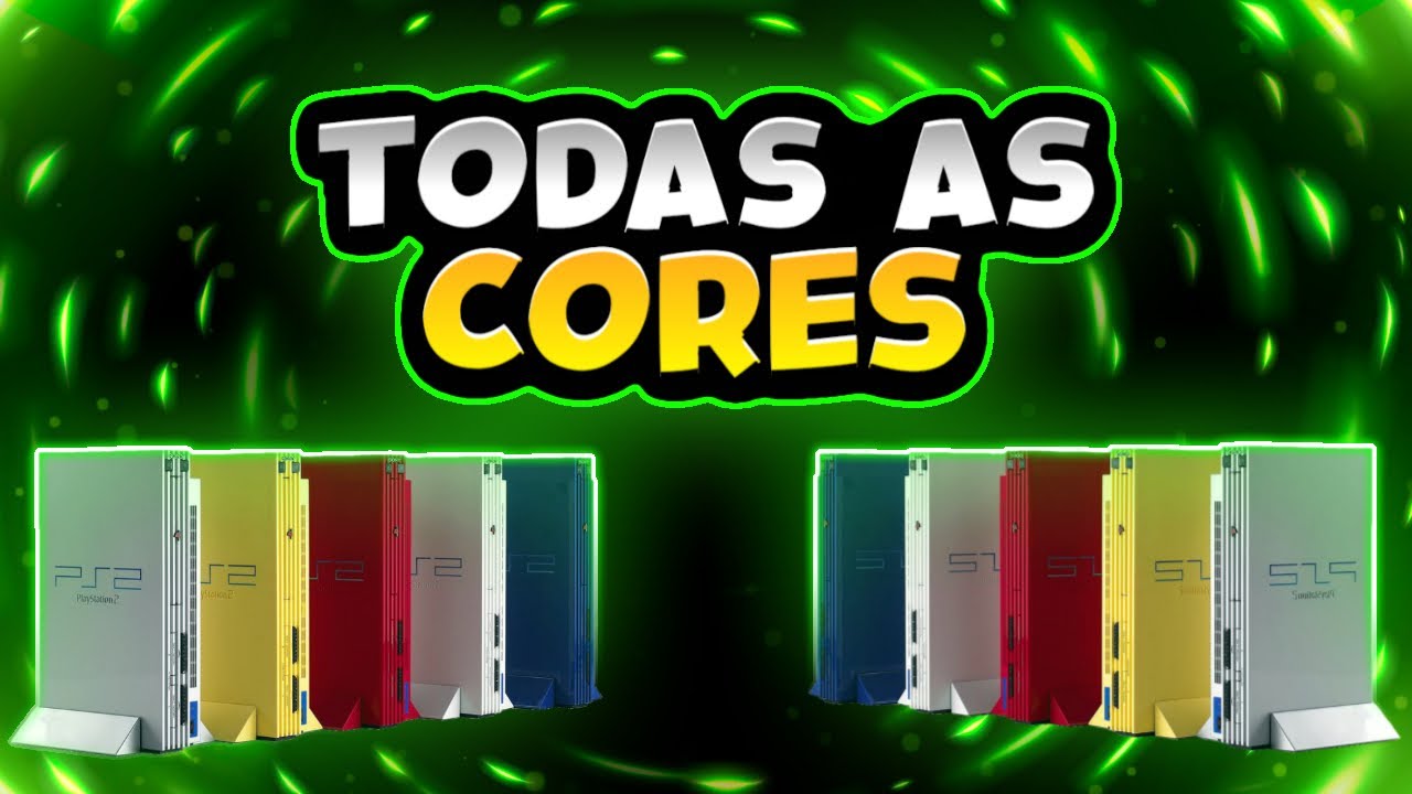 TODAS AS CORES E VERSÕES ESPECIAIS DO PLAYSTATION 2! - YouTube