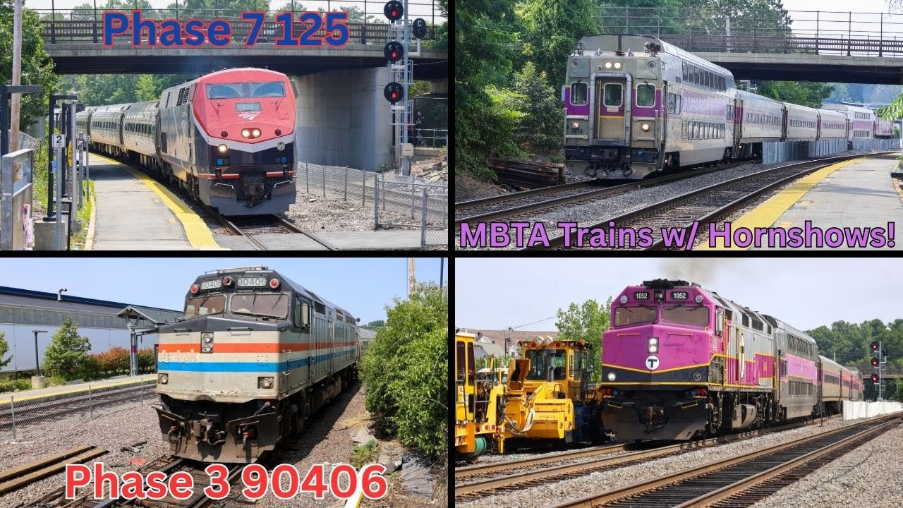 Trains In Wilmington | MBTA, Amtrak Downeasters, and Heritage Units ...