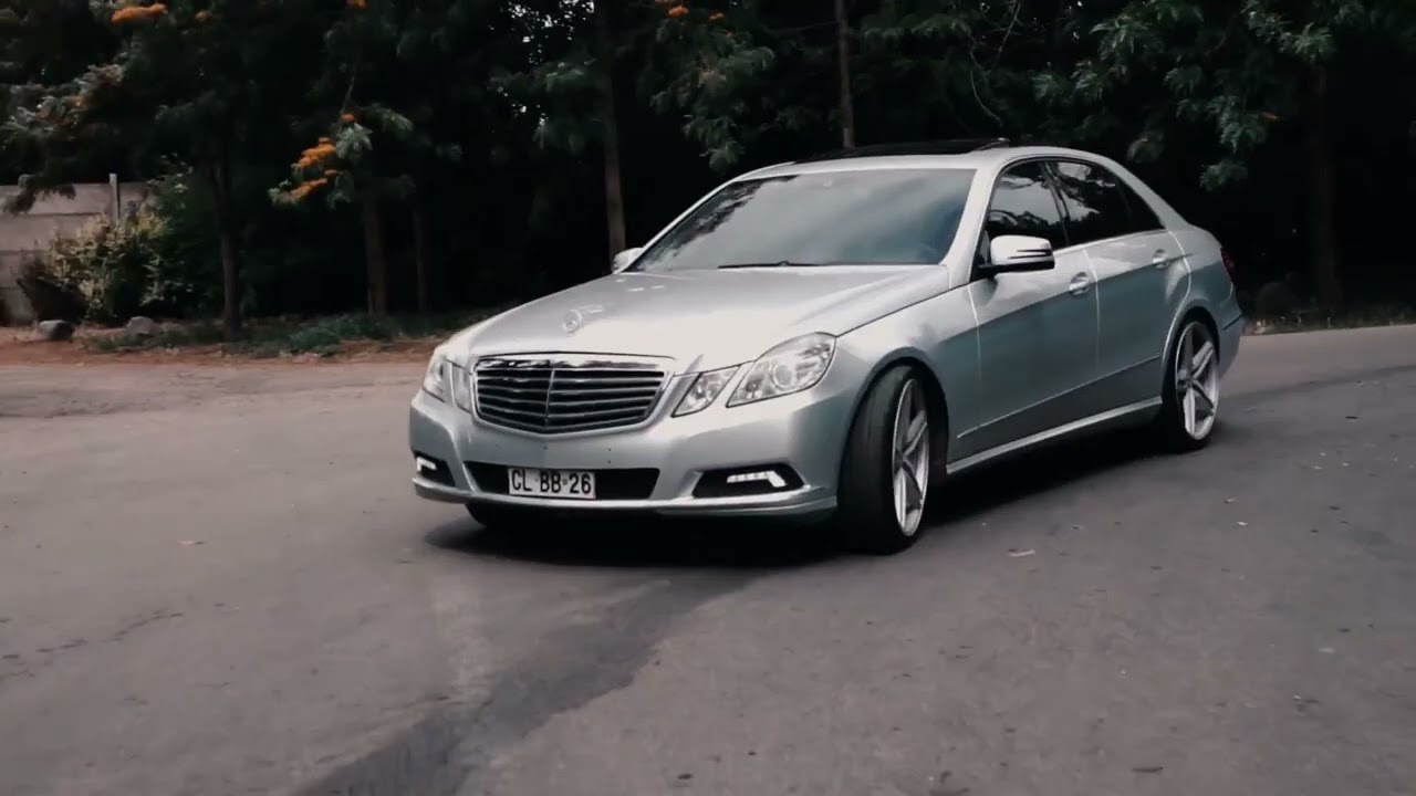 mercedes benz w212 , stance E350 v6 - YouTube