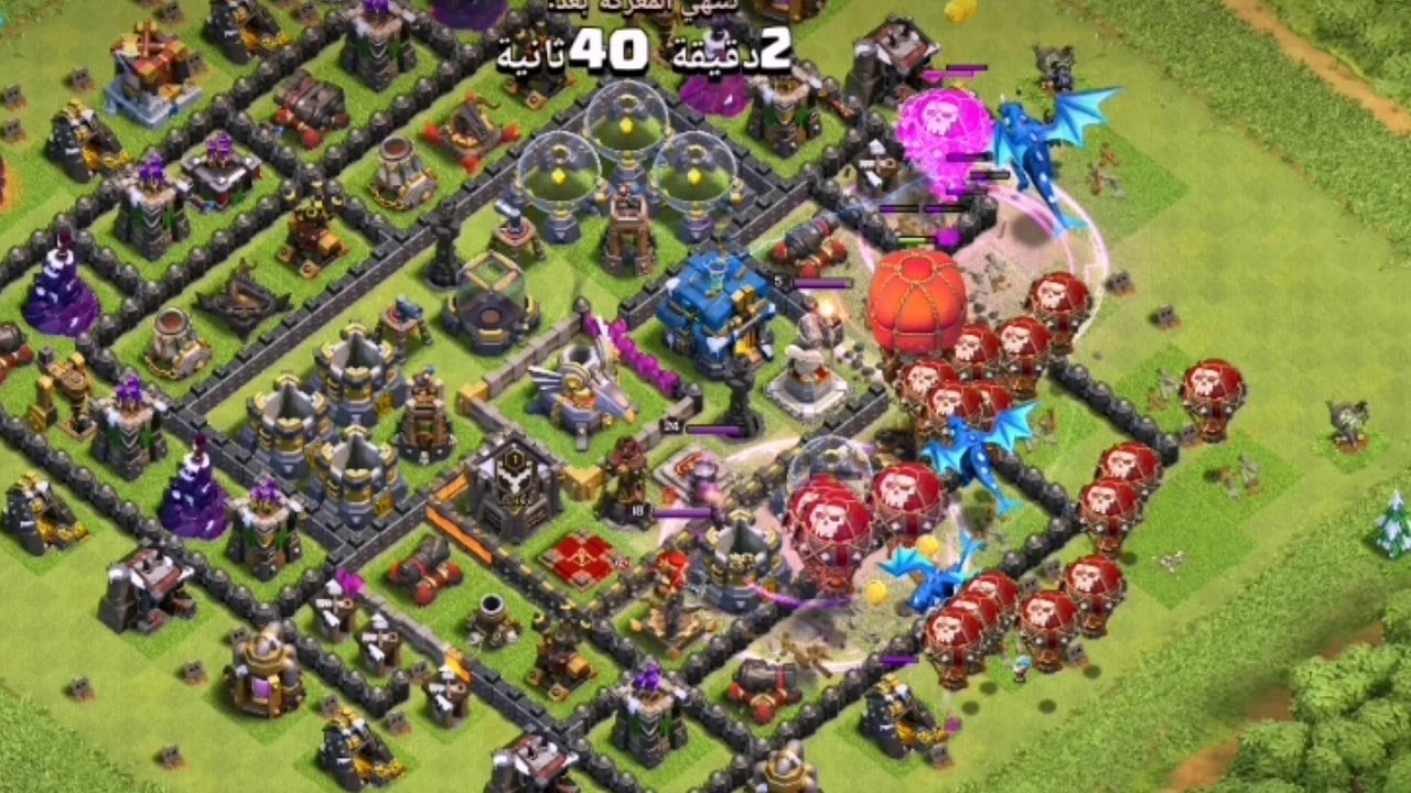 اقوى هجوم في كلاش اوف كلانس | tomai game - YouTube