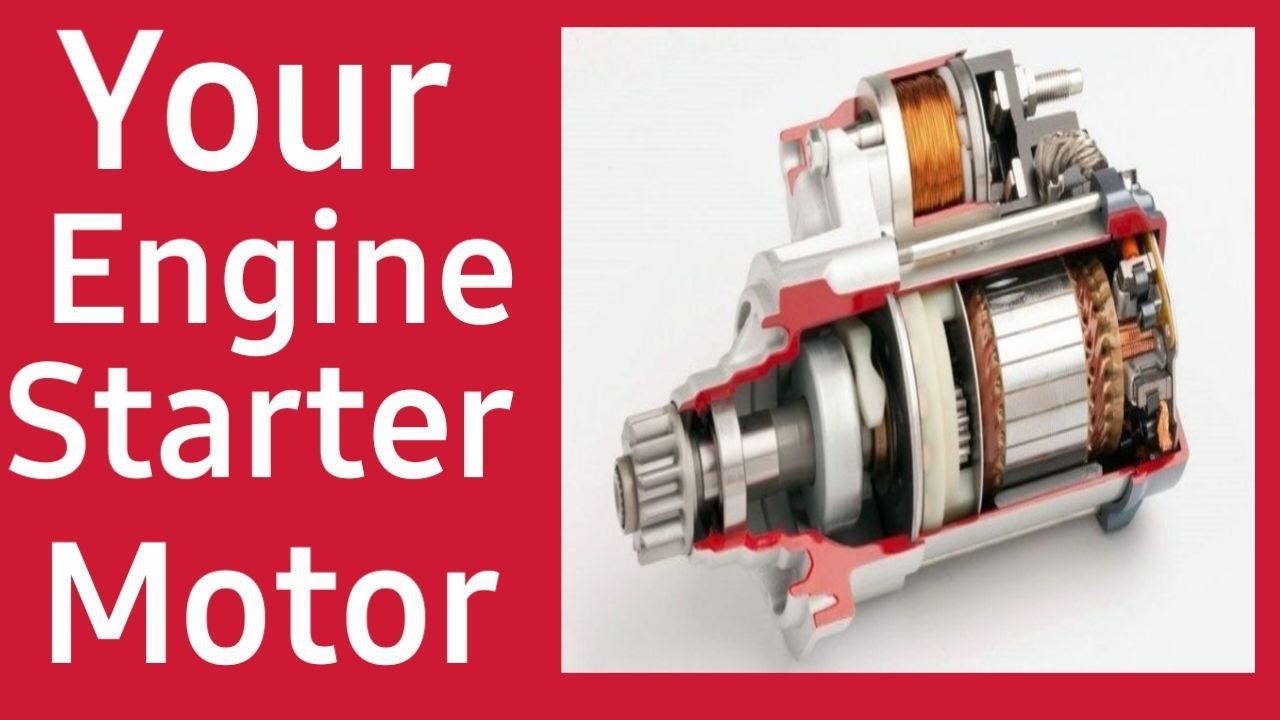 HOW TO ENGINE STARTER MOTOR WORKS. - YouTube