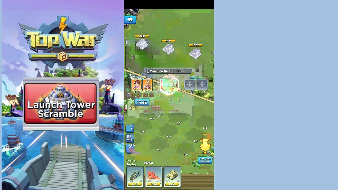 Top War: Battle Game Launch Tower Event - YouTube