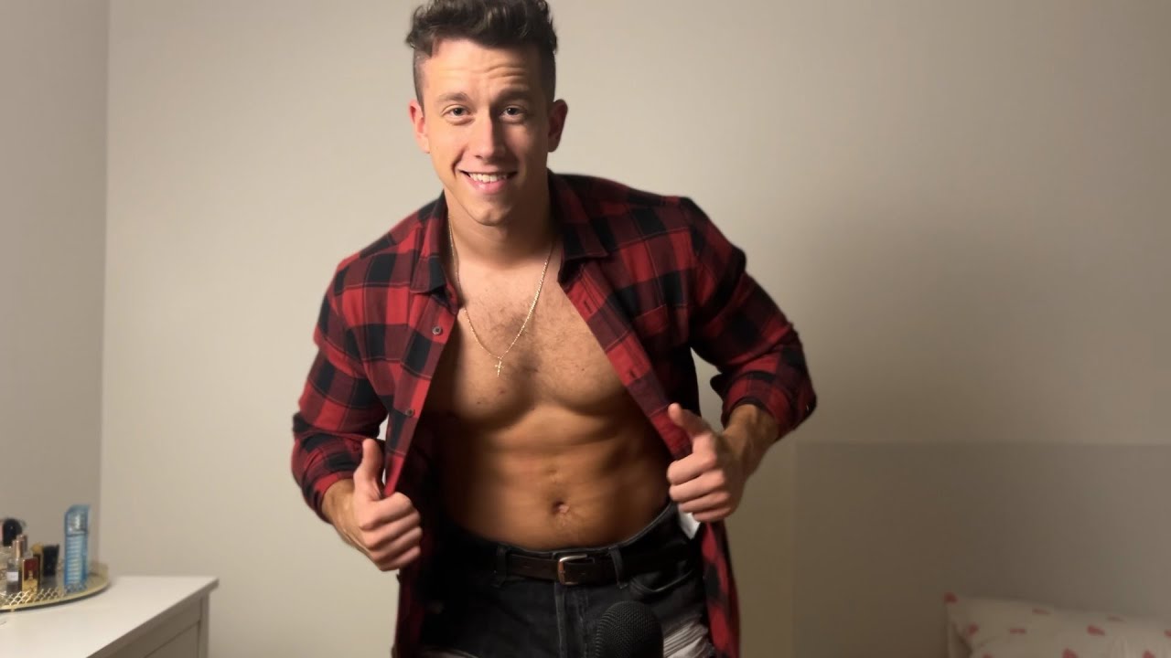 Scratching on my shirt ASMR (male fabric scratching) **Extreme Tingles ...