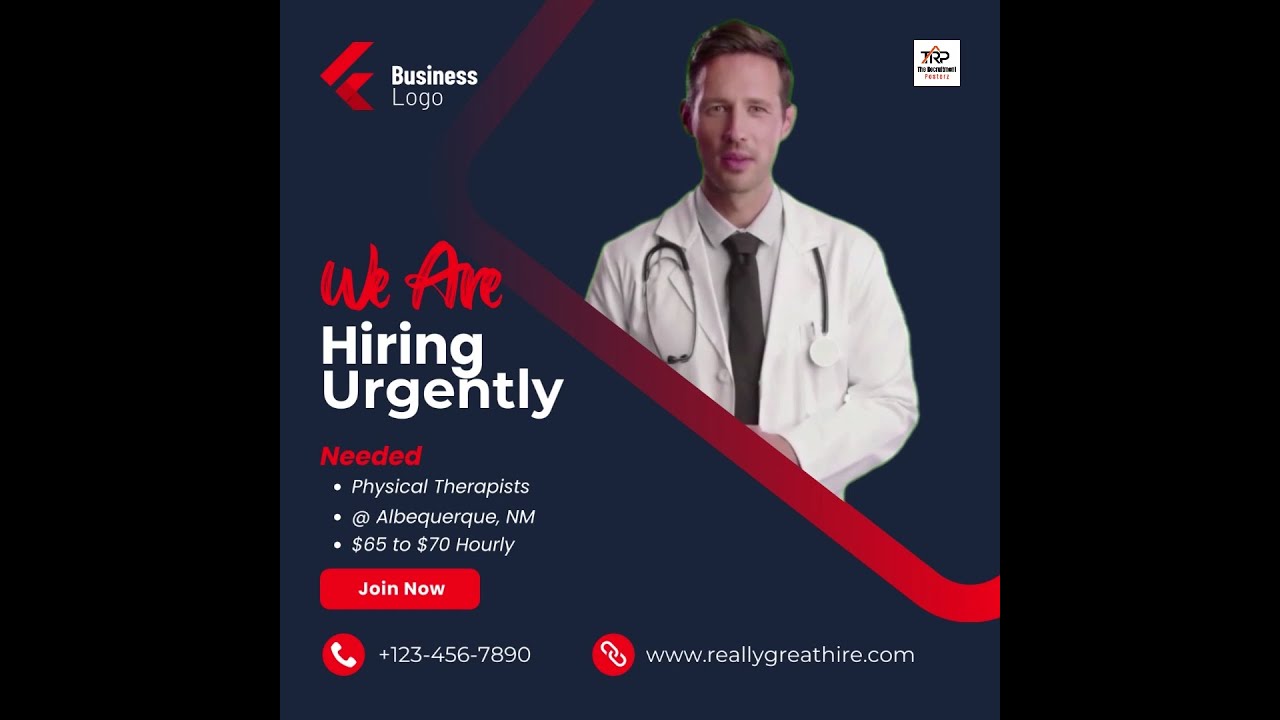 Recruitment Poster Sample 9 for Instagram or Linkedin - YouTube
