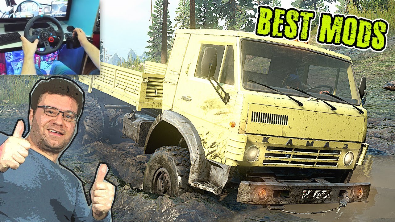 SnowRunner Best Mods - Kamaz 4x4 Truck - YouTube