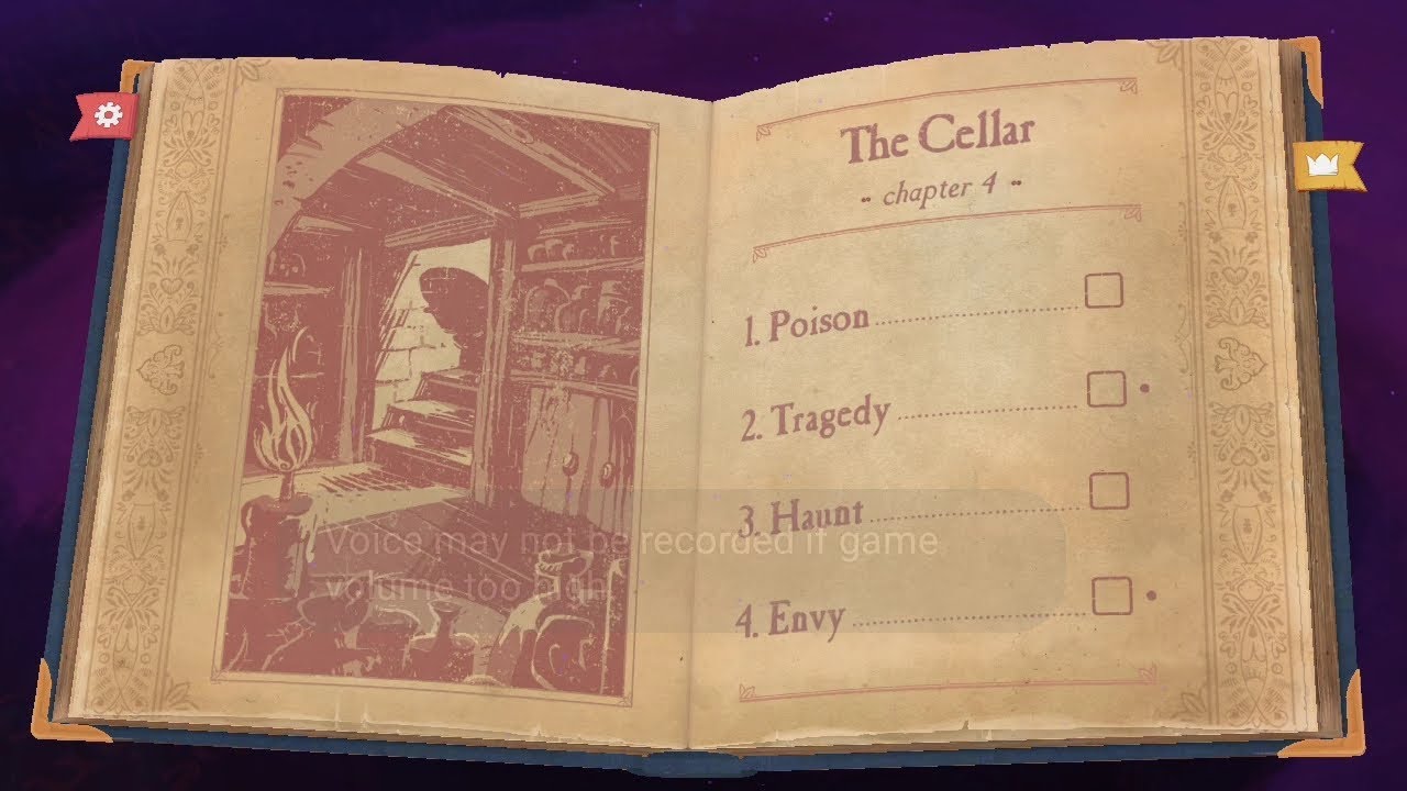 Storyteller | Chapter 4 The Cellar | Poison, Tragedy, Haunt, Envy ...