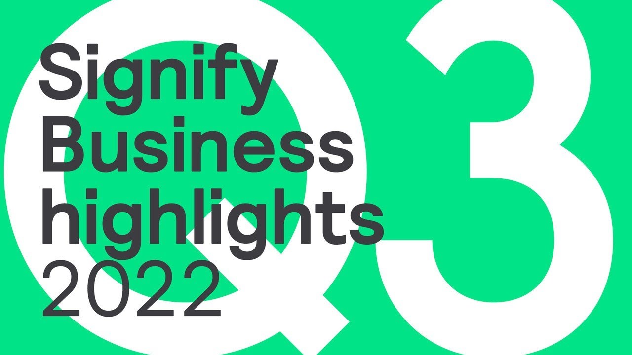 Signify's Q3 2022 Business Highlights - YouTube