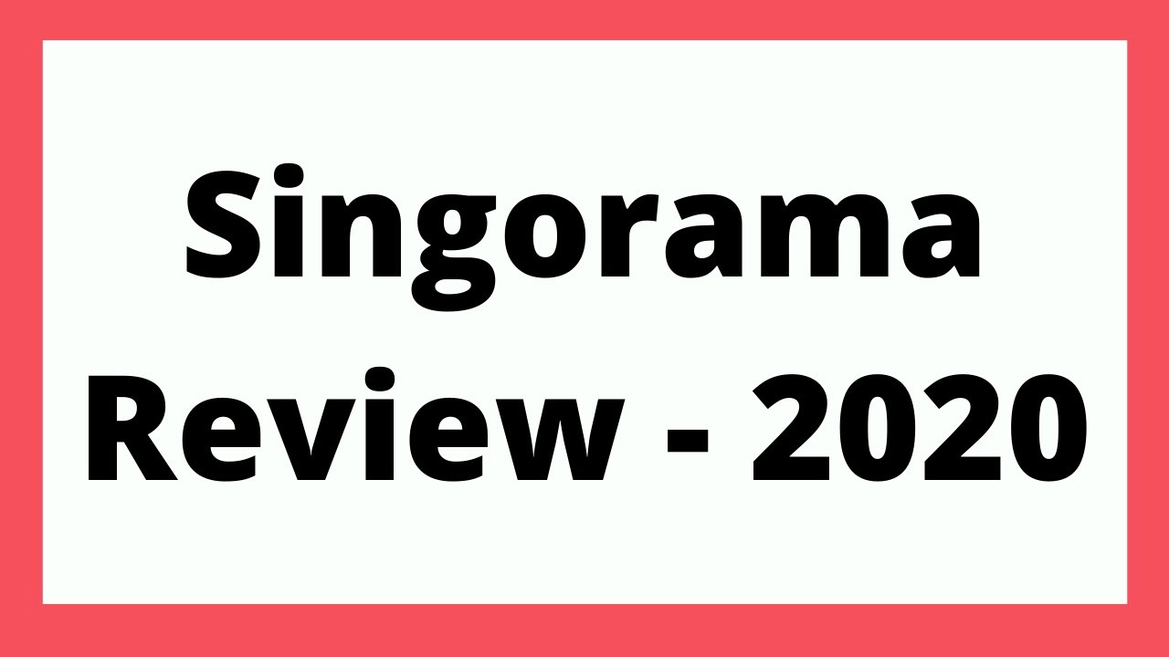 Singorama Review - 2020 - YouTube