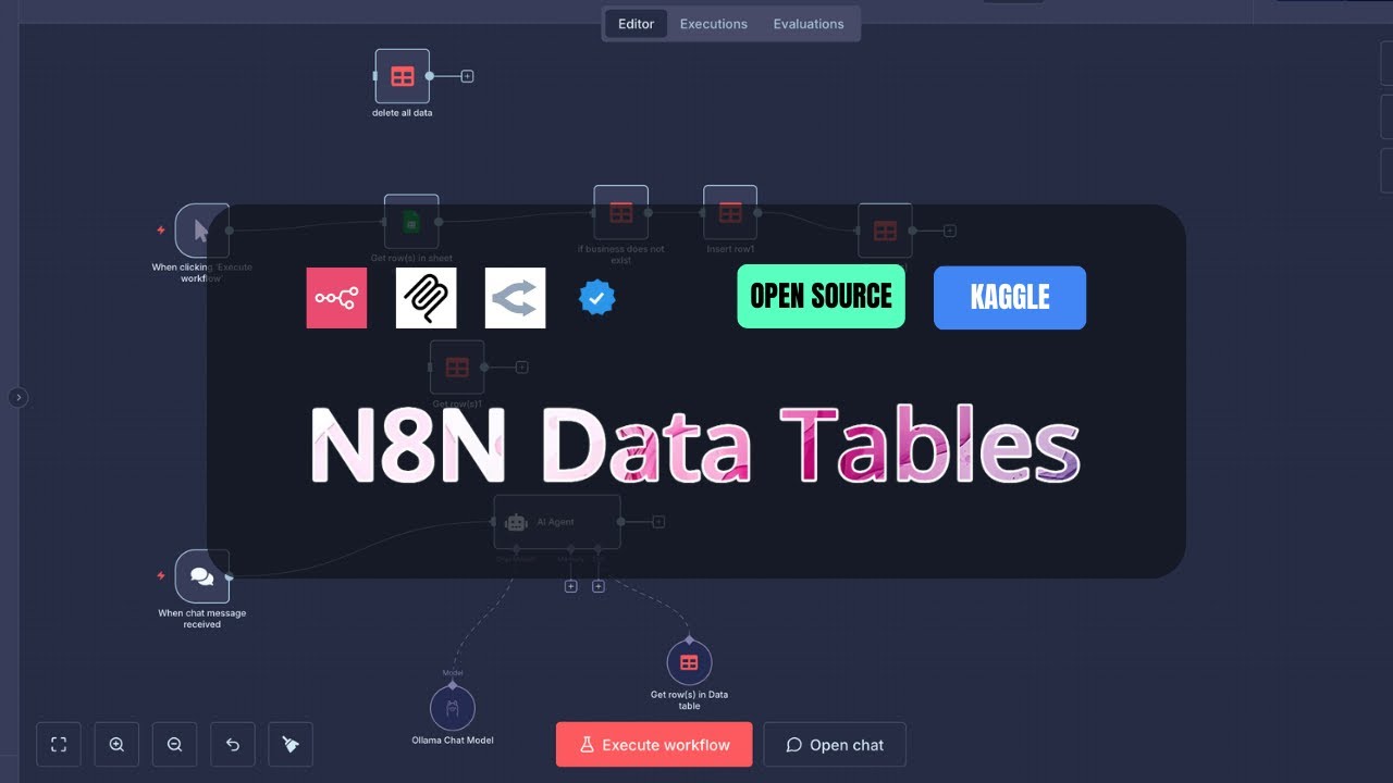 N8N's New Native Data Table: Easy Tutorial - YouTube
