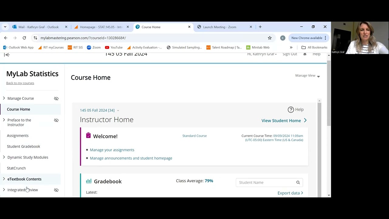 Navigating to the e book on Pearson - YouTube