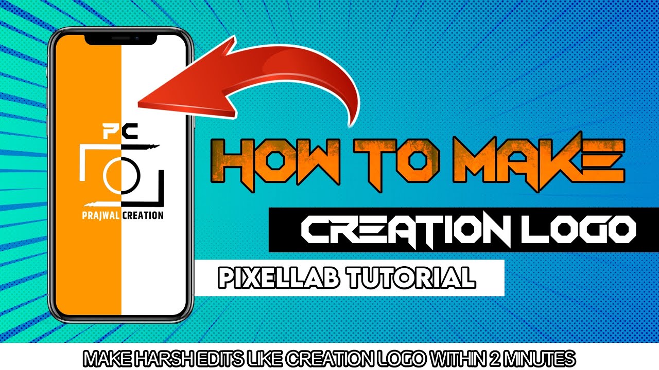 ♥️🔥How To EDIT A Logo Like Harsh Edits | Trending Video Creator's Logo ...