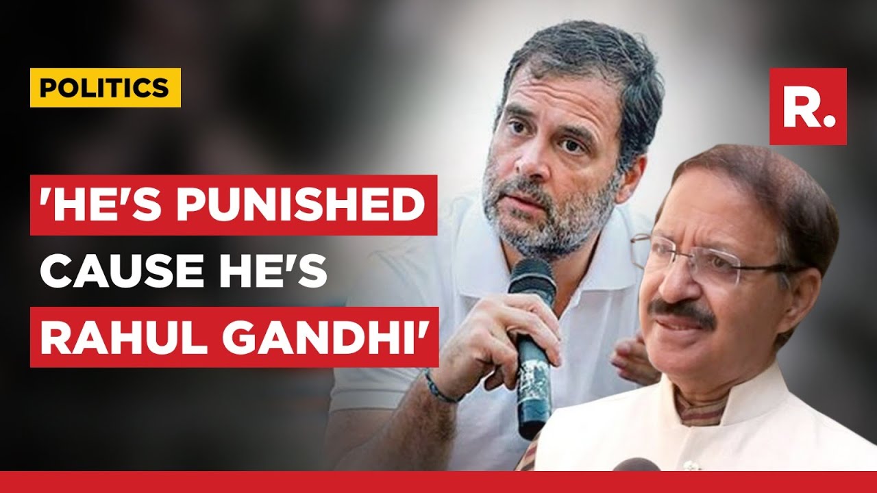 All Congress MPs Should Resign After Rahul Gandhi's Disqualification ...