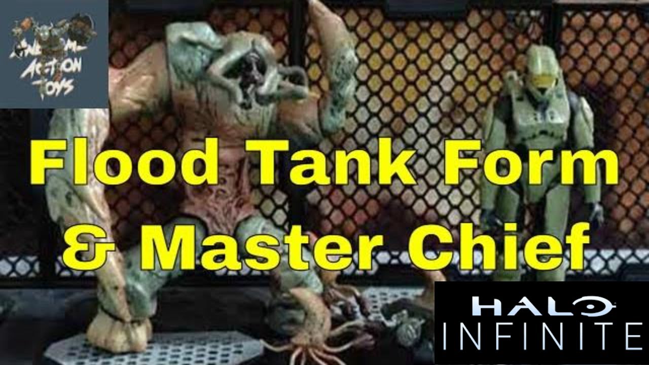 Jazwares Halo Flood Tank form plus Master chief double pack 1:18 scale ...