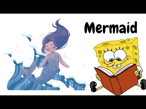 story telling fairy tale- Spongebob - English story for kids- Mermaid ...