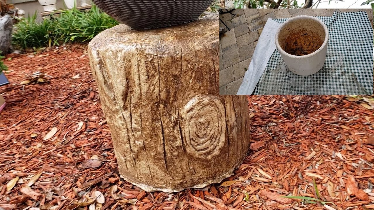 쓸모없는 화분으로 화분 베이스 만들었어요 Flowerpot Base Using Old Flower Pots - YouTube