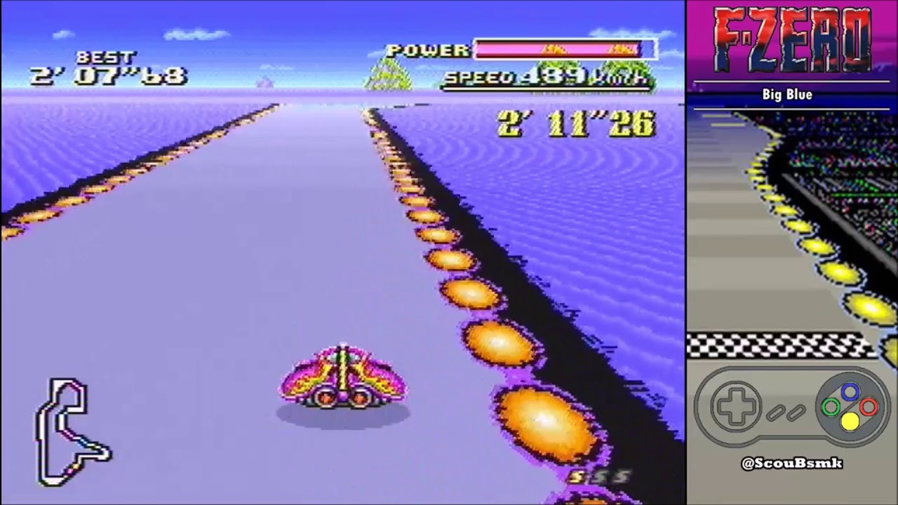 F-ZERO - Big Blue Lap - 24"24 - YouTube