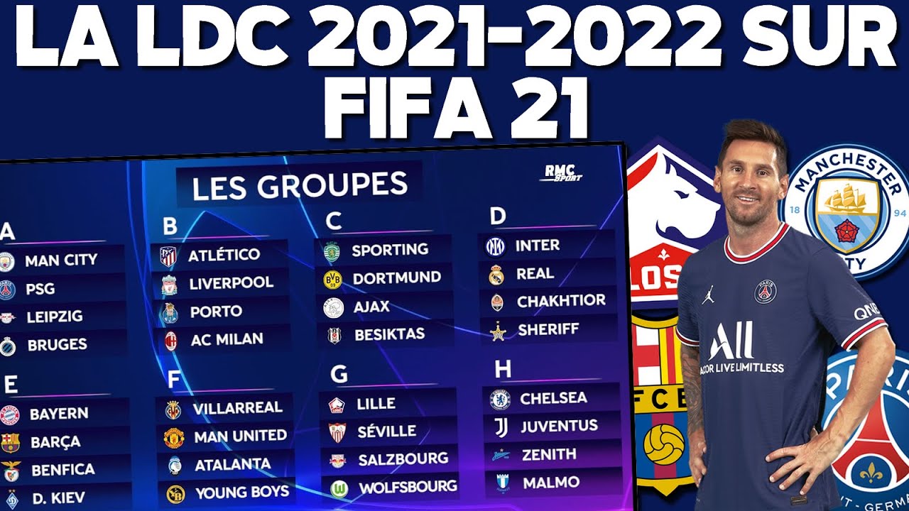 La LDC 2021-2022 sur FIFA 21 !! Simulation de A à Z !! - YouTube