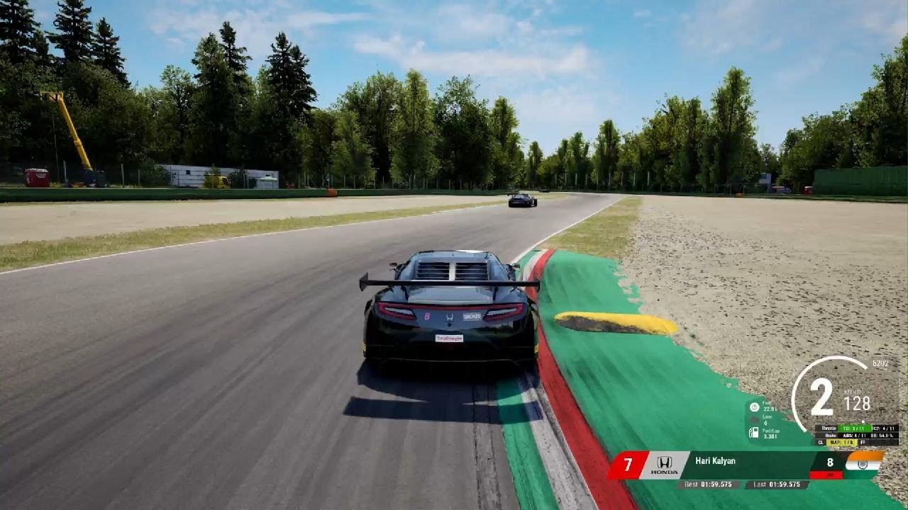 ACC Simgrid Seasons Quick Race at Imola - YouTube