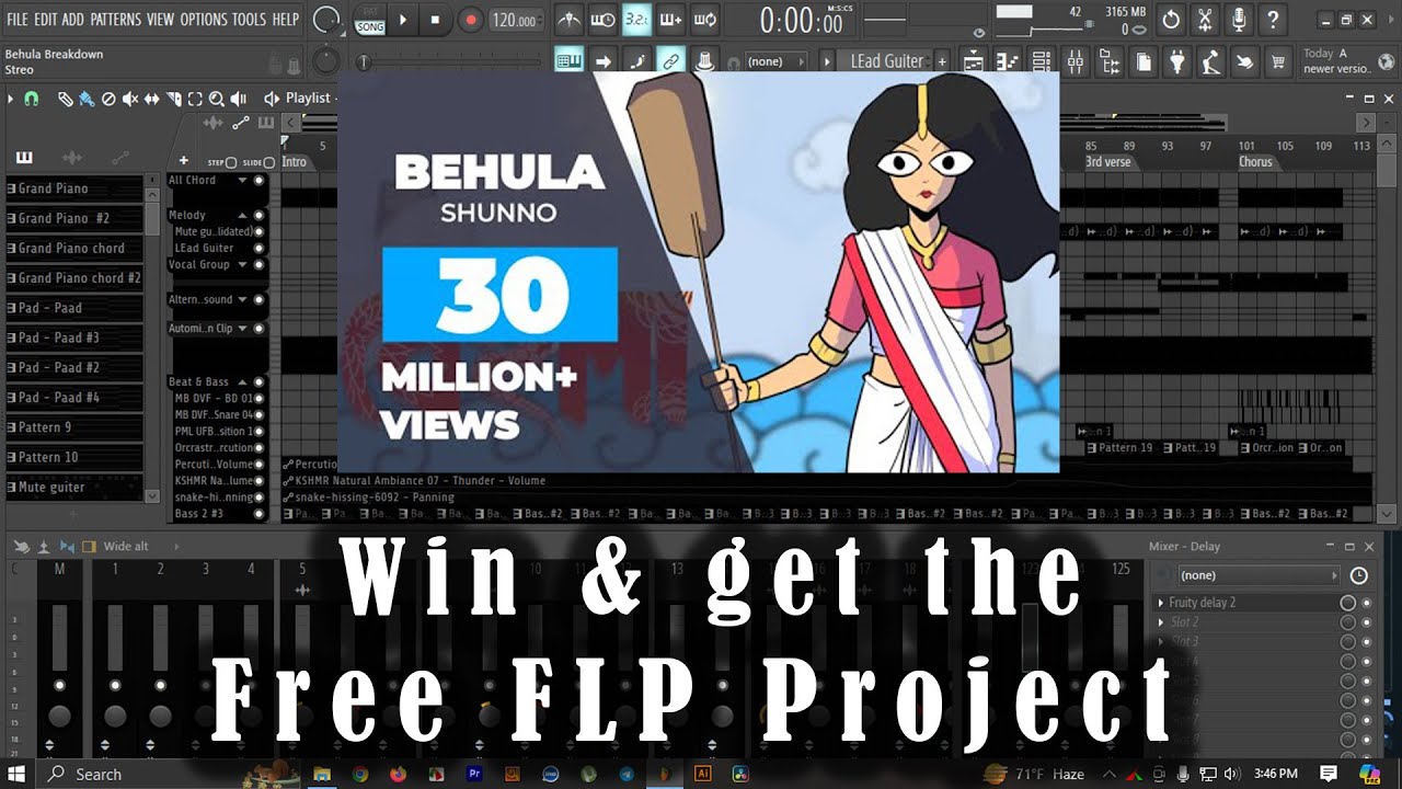 Behula Song Remake with Fl studio 21 | বেহুলা | Shunno Band Song ...