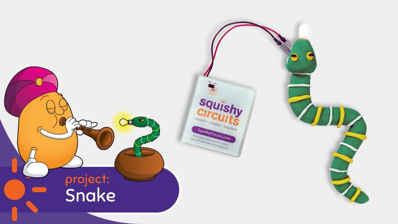 Squishy Circuits | Snake - YouTube