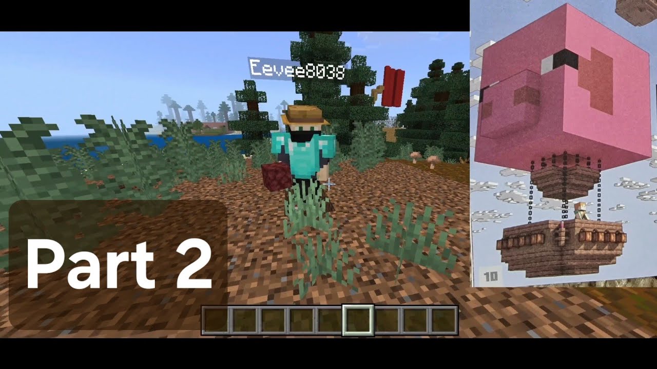 Pig Hot Air Baloon in #minecraft - Part 2 - YouTube