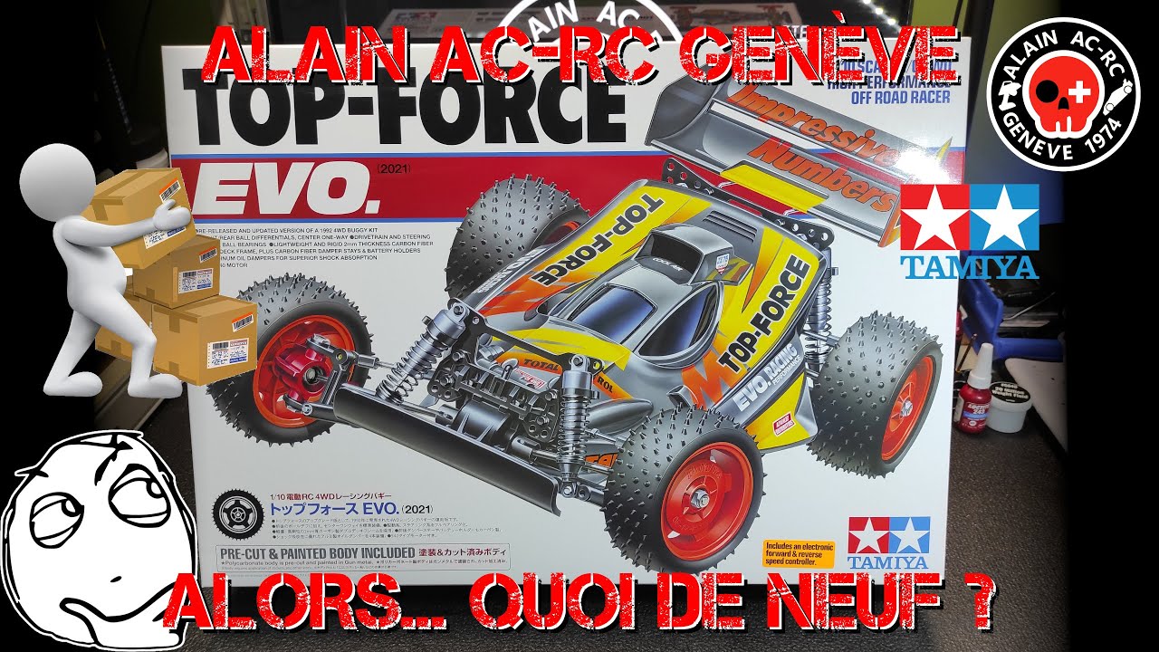 Présentation NOUVELLE ARRIVÉE | TAMIYA TOP-FORCE EVO. #47470 - YouTube