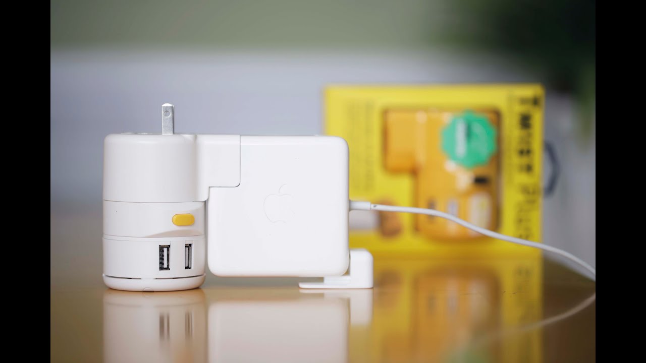 OneAdaptr Twist Plus+ World Charging Station for MacBook AC Adapter ...