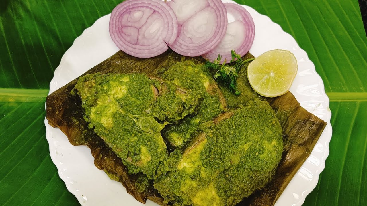 Patrani Macchi Recipe | Steamed Fish in Banana Leaf | Parsi Fish Recipe ...