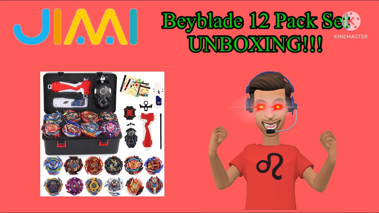 JIMI Beyblade 12 Pack Set Unboxing! - YouTube
