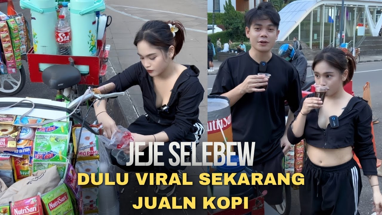 JEJE SLEBEW DULU VIRAL SEKARANG JUALAN KOPI - YouTube