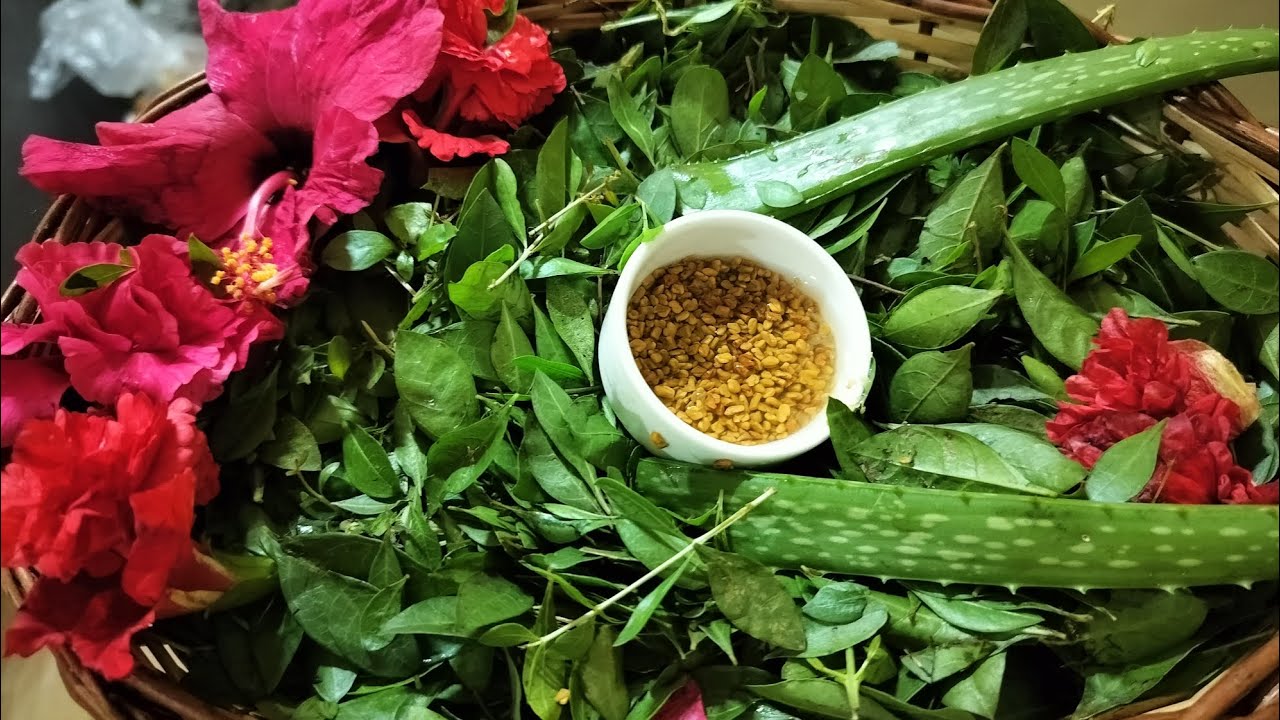 Natural Mehandi paste For Hair#shortsvideo #How to get dark colour with ...