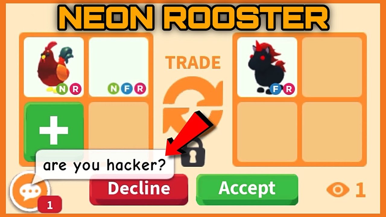 🔥 TRADING *NEW* NEON ROOSTER! THEY THOUGHT I WAS AN HACKER!😂😂 BUT BIG ...