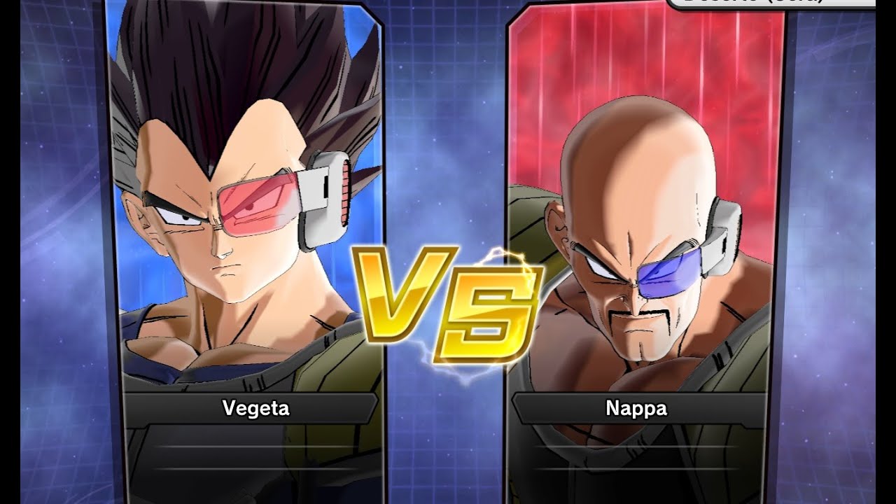 Xenoverse 2 - Requested match (PC): Vegeta Scouter vs Nappa - YouTube