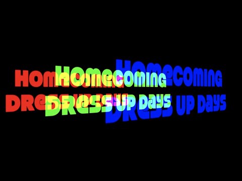 Homecoming Dress Up Days - YouTube
