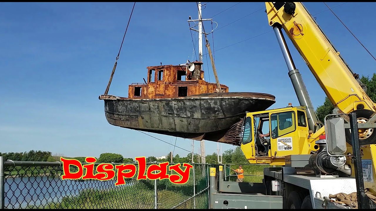Historic Move for Russel Brothers built Tug Boat Museum Logging Thunder ...
