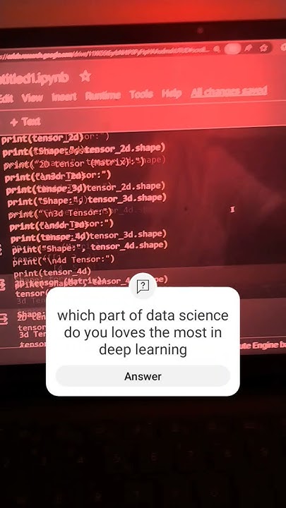 How To Create A Tensor Using Pytorch 🤩 Deeplearning Pytorch Datascience Learningjourney