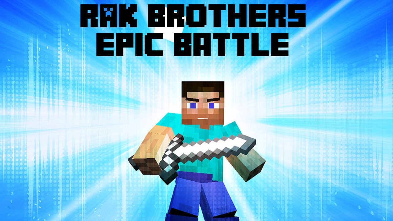 RAK Brothers EPIC Minecraft Battle - YouTube