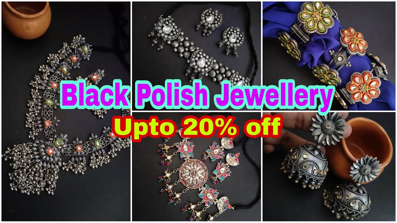 Black Polish Jewellery Wholesale|Festive Collection||Black Polish ...