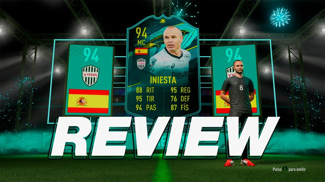 ¡BRUTAL en esta POSICION! ANDRES INIESTA MOMENTS 94 REVIEW - FIFA 21 ...