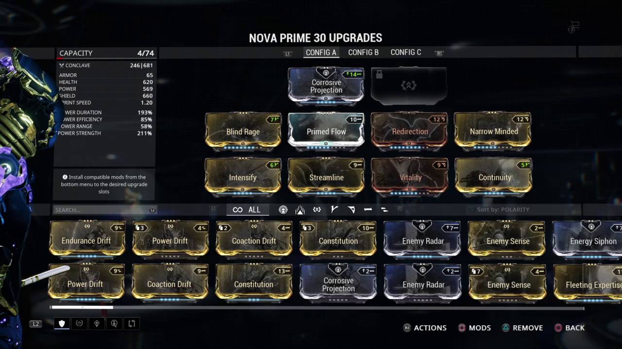 Warframe Build - Slow Nova (Nova) - YouTube