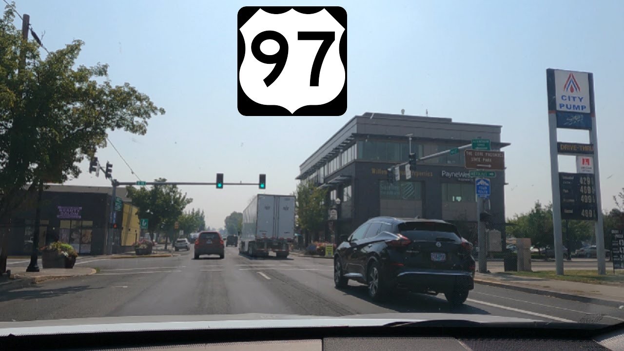 ⁴ᴷ⁶⁰ Driving SW 5th Street (US Route 97) in Madras, Oregon - YouTube