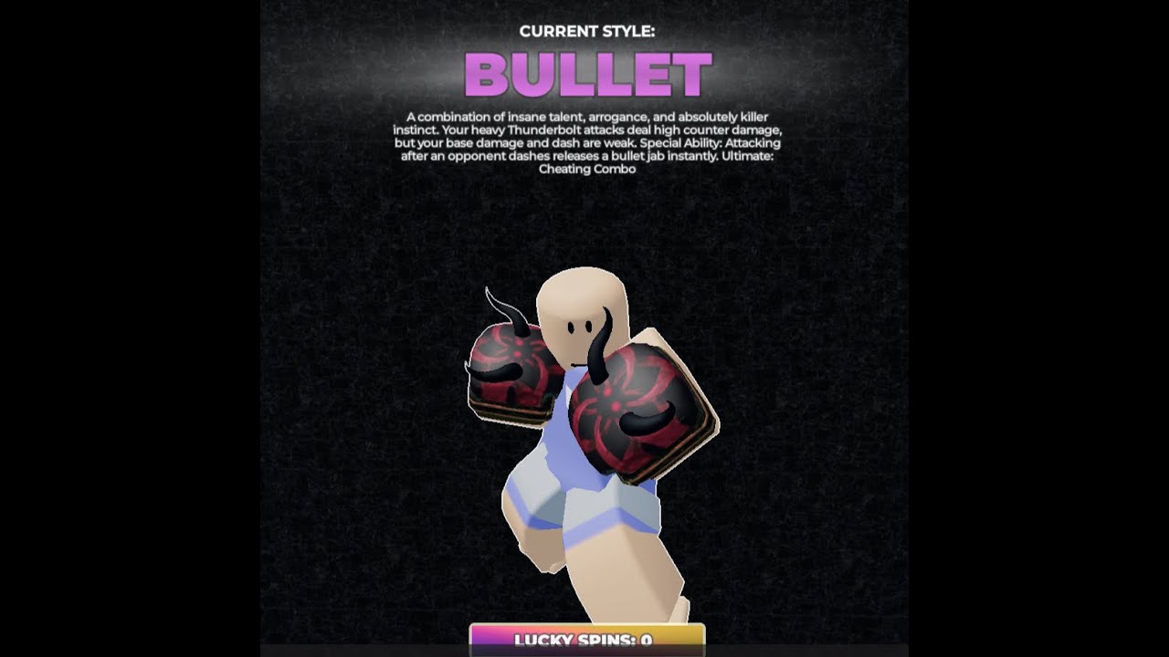 ROBLOX Untitled Boxing Game |BULLET| - YouTube