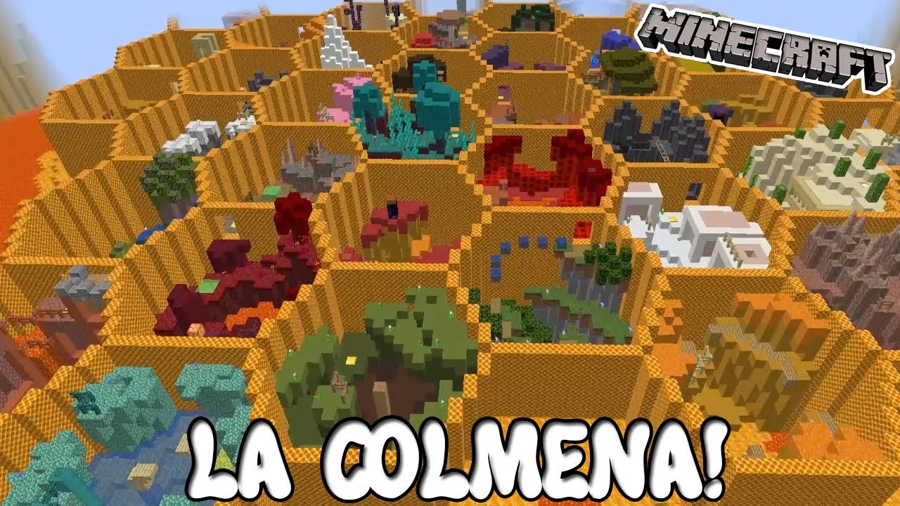 SALTANDO EN LA COLMENA! Minecraft HONEYCOMB PARKOUR! - YouTube