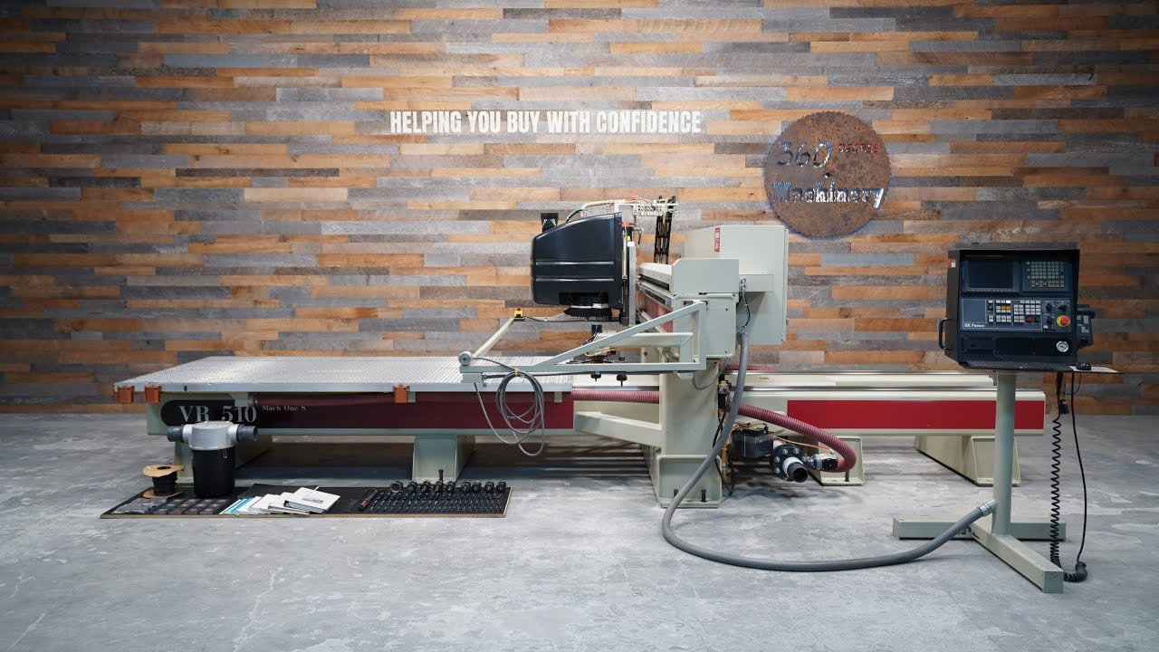 2003 KOMO VR510 Mach One S CNC Router - YouTube