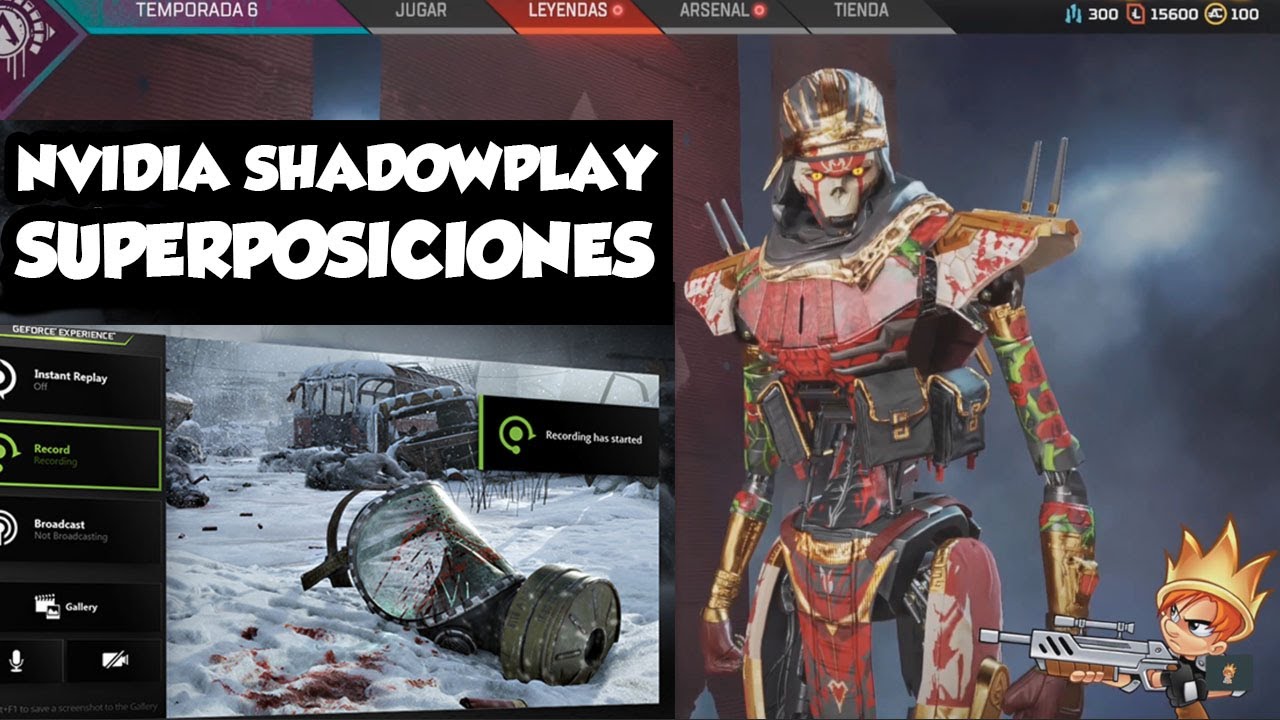 CÓMO AGREGAR SUPERPOSICIONES EN NVIDIA SHADOWPLAY | LA MEJOR ALTERNATIVA A OBS PARA HACER ...